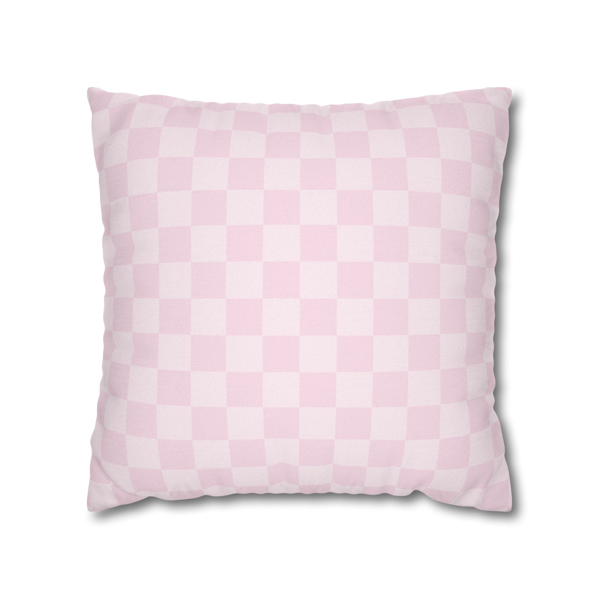 Bubblegum Pink Checkerboard Classroom Pillow Cover | Emotional Rollerc ...