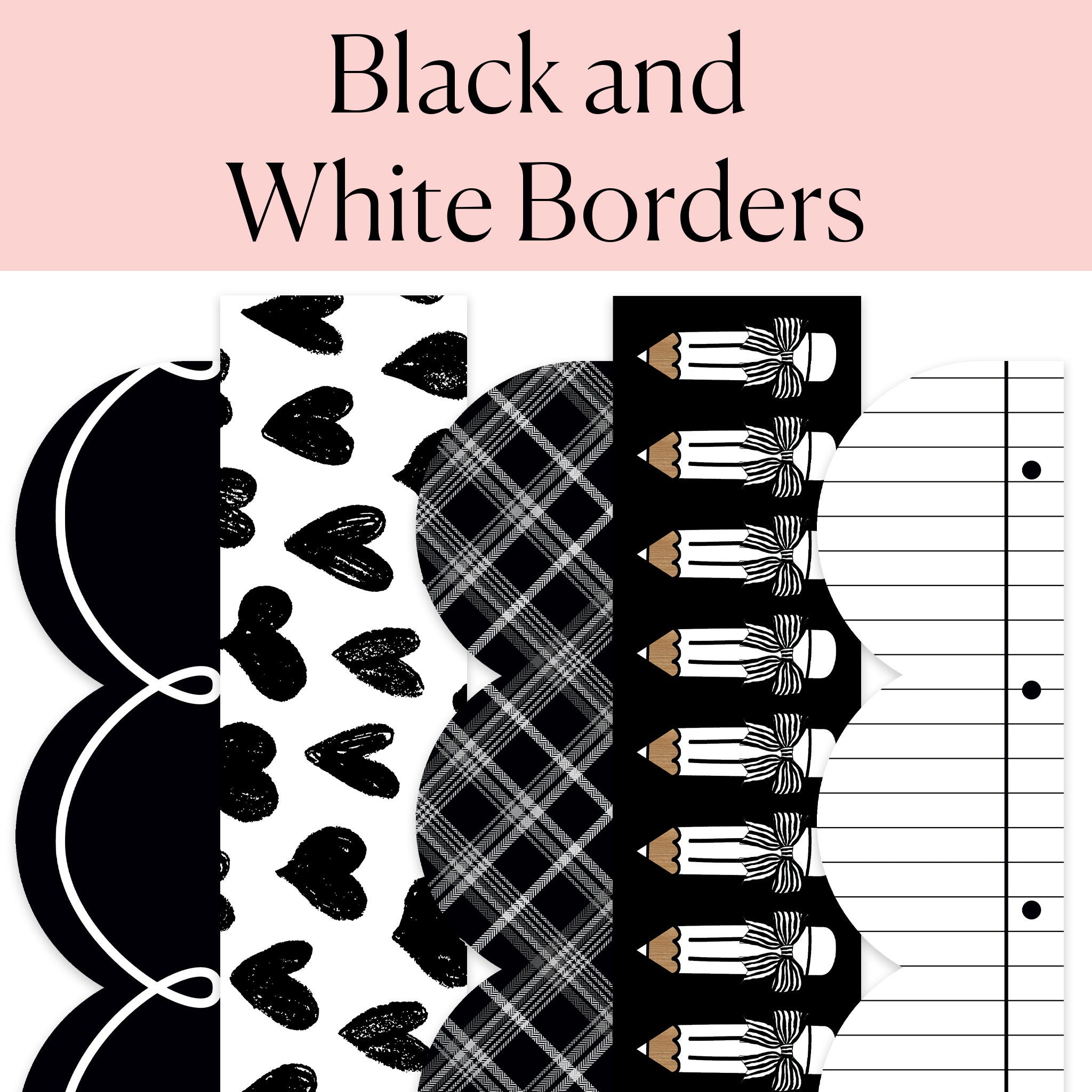 Classroom Bulletin Board Borders – Schoolgirl Style