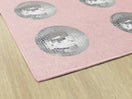 Pink Disco Ball Sit Spots Classroom Rug by Schoolgirl Style