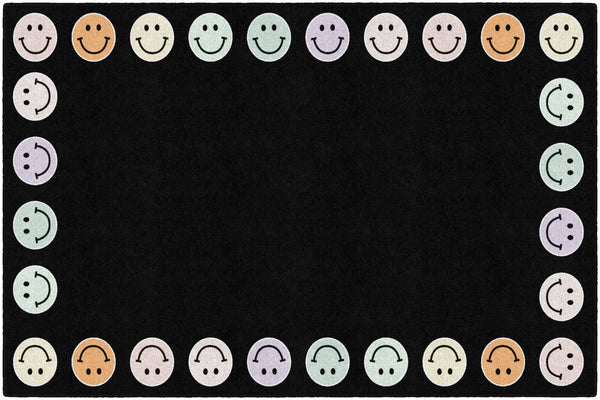 Smiley Faces All Around | Classroom Rugs | Schoolgirl Style