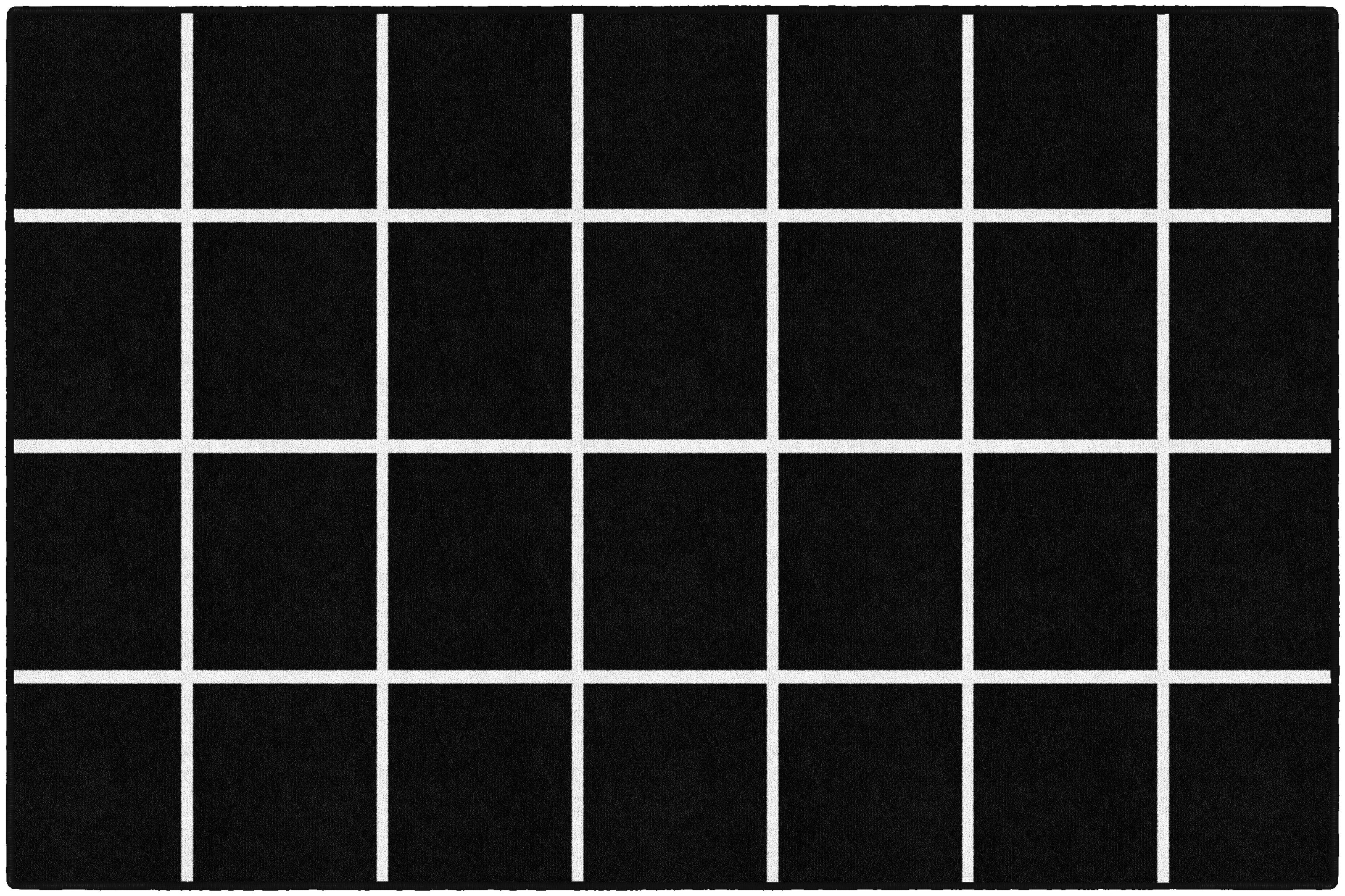 Black and White Grid | Classroom Rugs | Schoolgirl Style