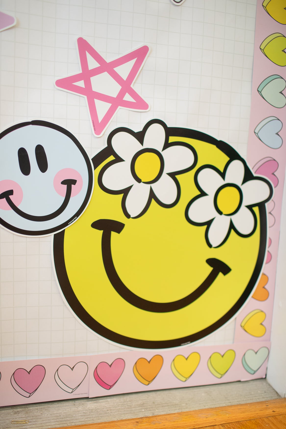 So Happy You Are Here Rainbow Pastel Classroom Door Decor | Emotional ...
