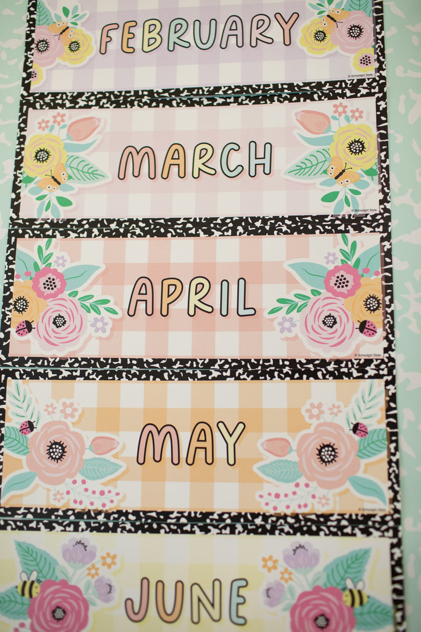 The Pretty in Pastel Collection Pre-Printed Classroom Decor Bundle ...