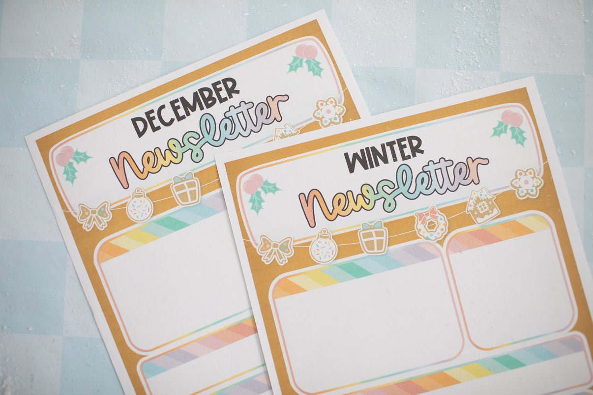 Printable Christmas Classroom Decor – Schoolgirl Style