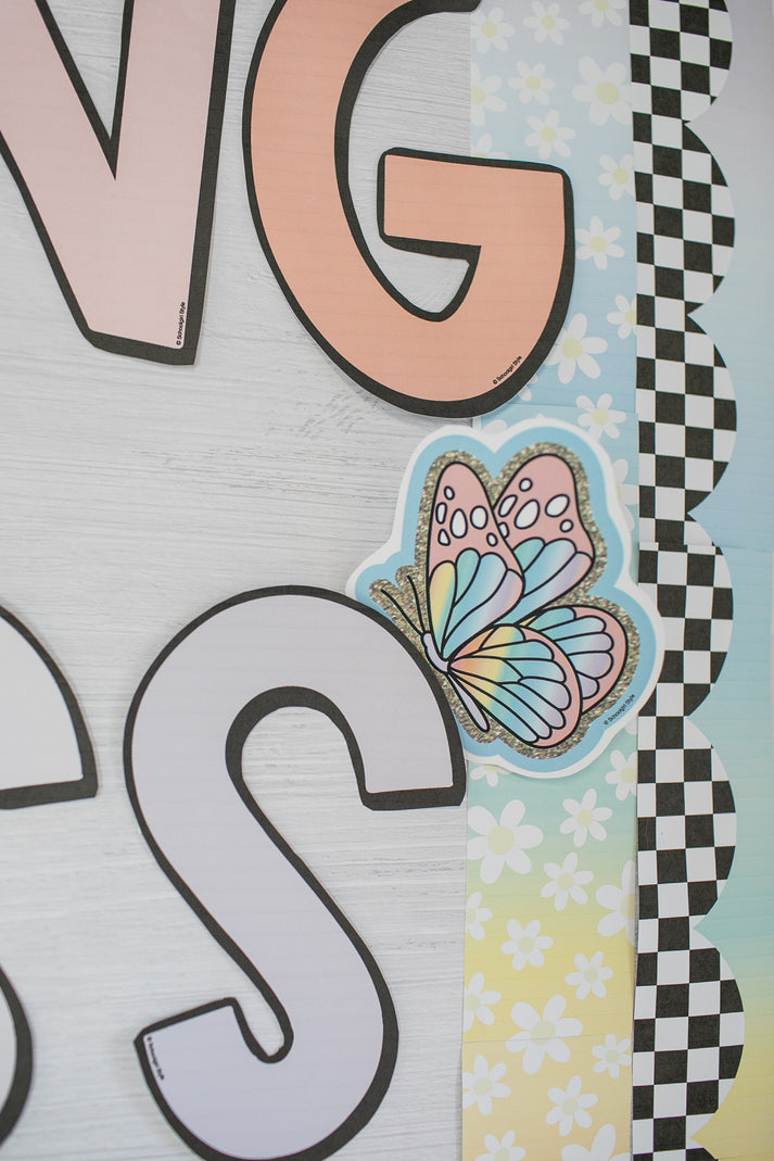 Blooming with Kindness Printable Bulletin Board Set – Schoolgirl Style