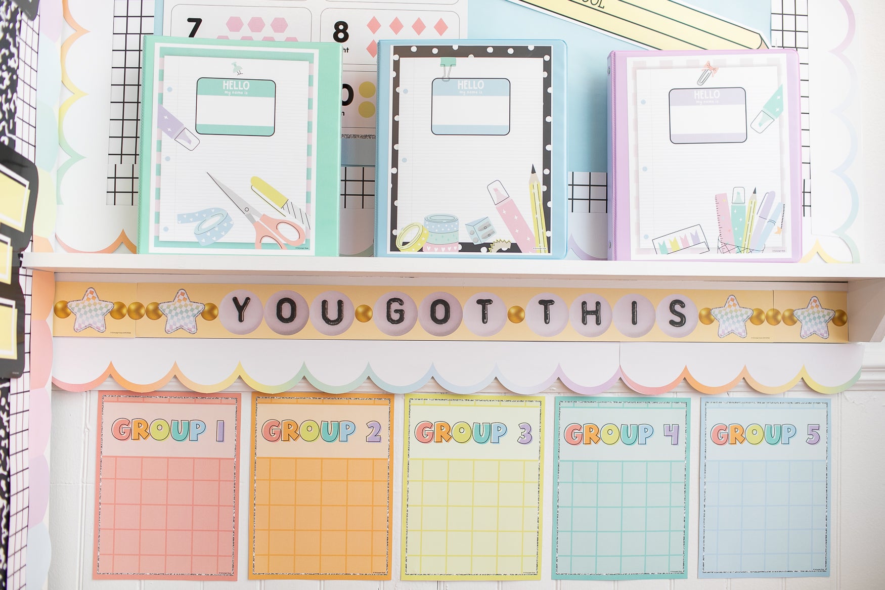 Saved By The Pastel Full Printable Classroom Decor Bundle – Schoolgirl ...