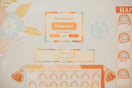 Groovy Retro Rainbow Calendar Bulletin Board Set | Good Vibes ...