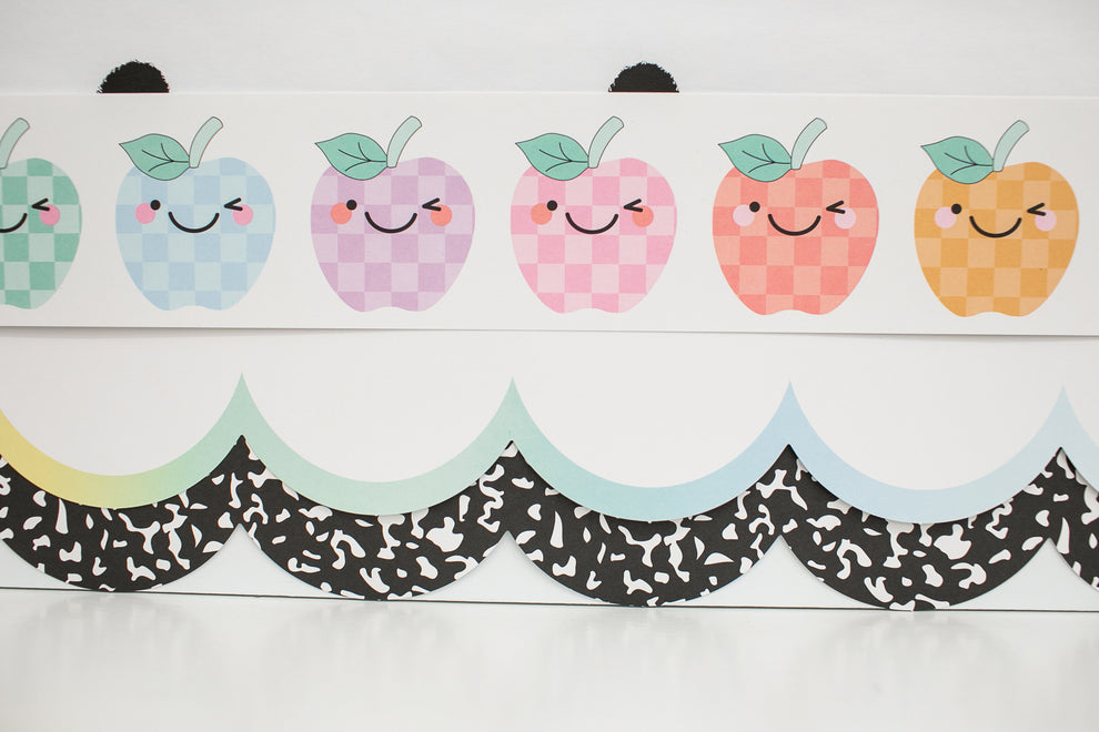 Senior Year Composition Notebook Bulletin Board Border – Schoolgirl Style