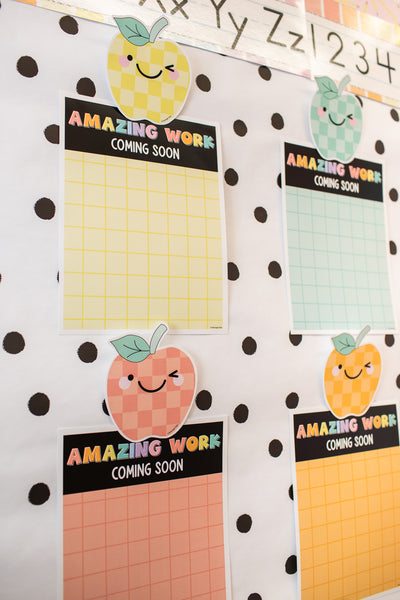 Student Work Displays | Saved By The Pastel | Printable Classroom Deco ...