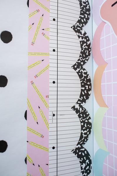 Senior Year Composition Notebook | Bulletin Board Borders | Schoolgirl ...