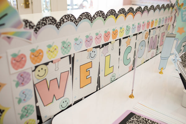 Classroom Welcome | Saved By The Pastel | Printable Classroom Decor ...