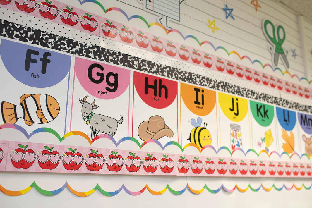 Classroom Alphabet Lines | Schoolgirl Style