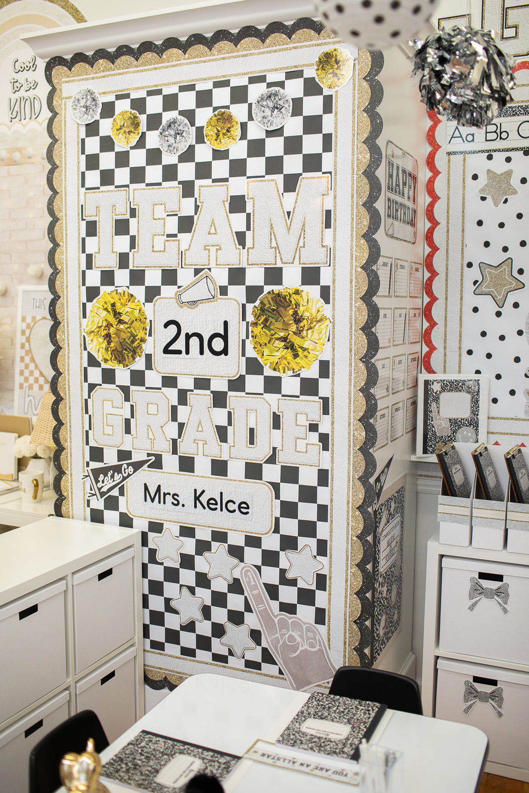 Black and White Classroom Decor- School Spirit Lookbook – Schoolgirl Style