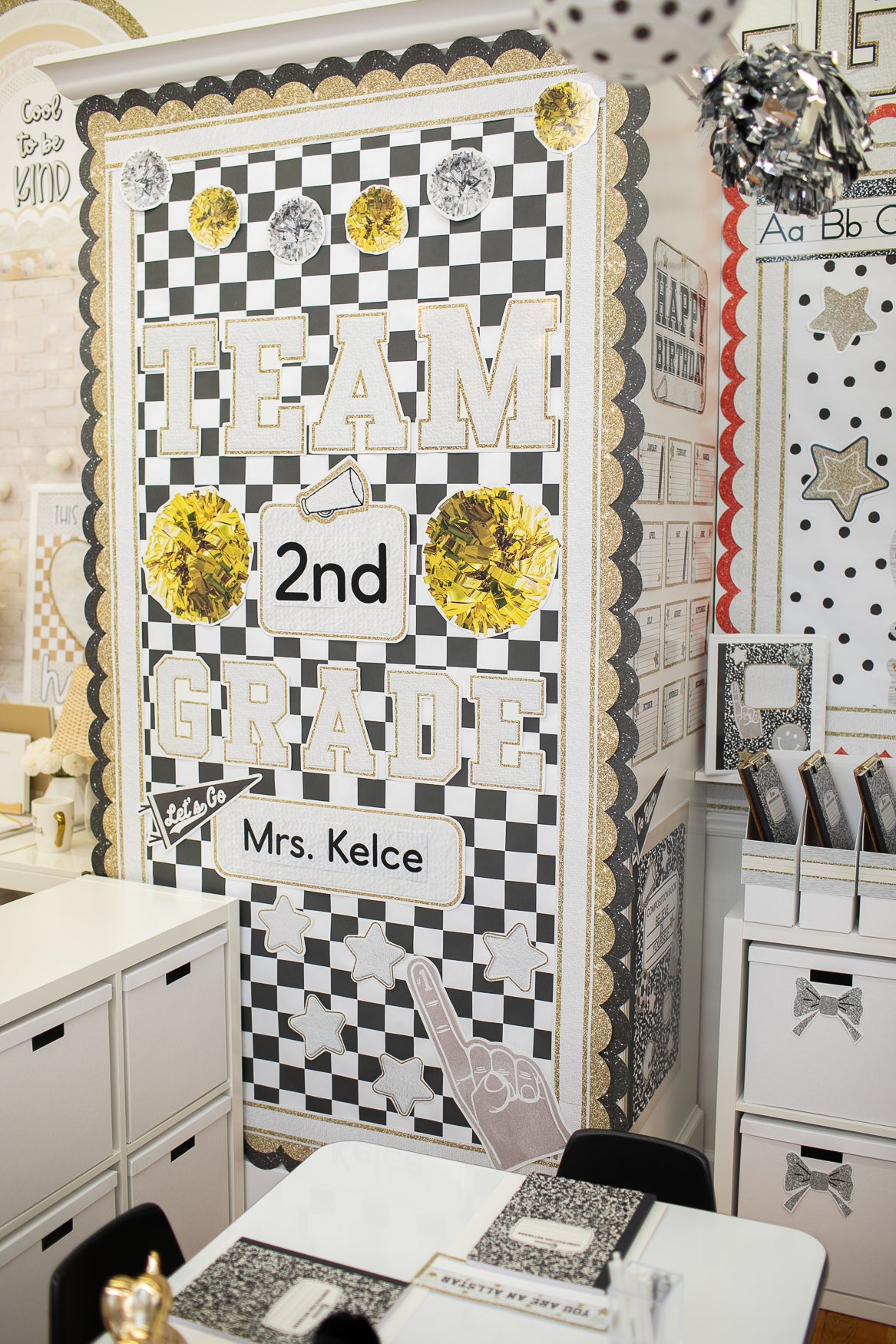 Black and White Classroom Decor- School Spirit Lookbook – Schoolgirl Style
