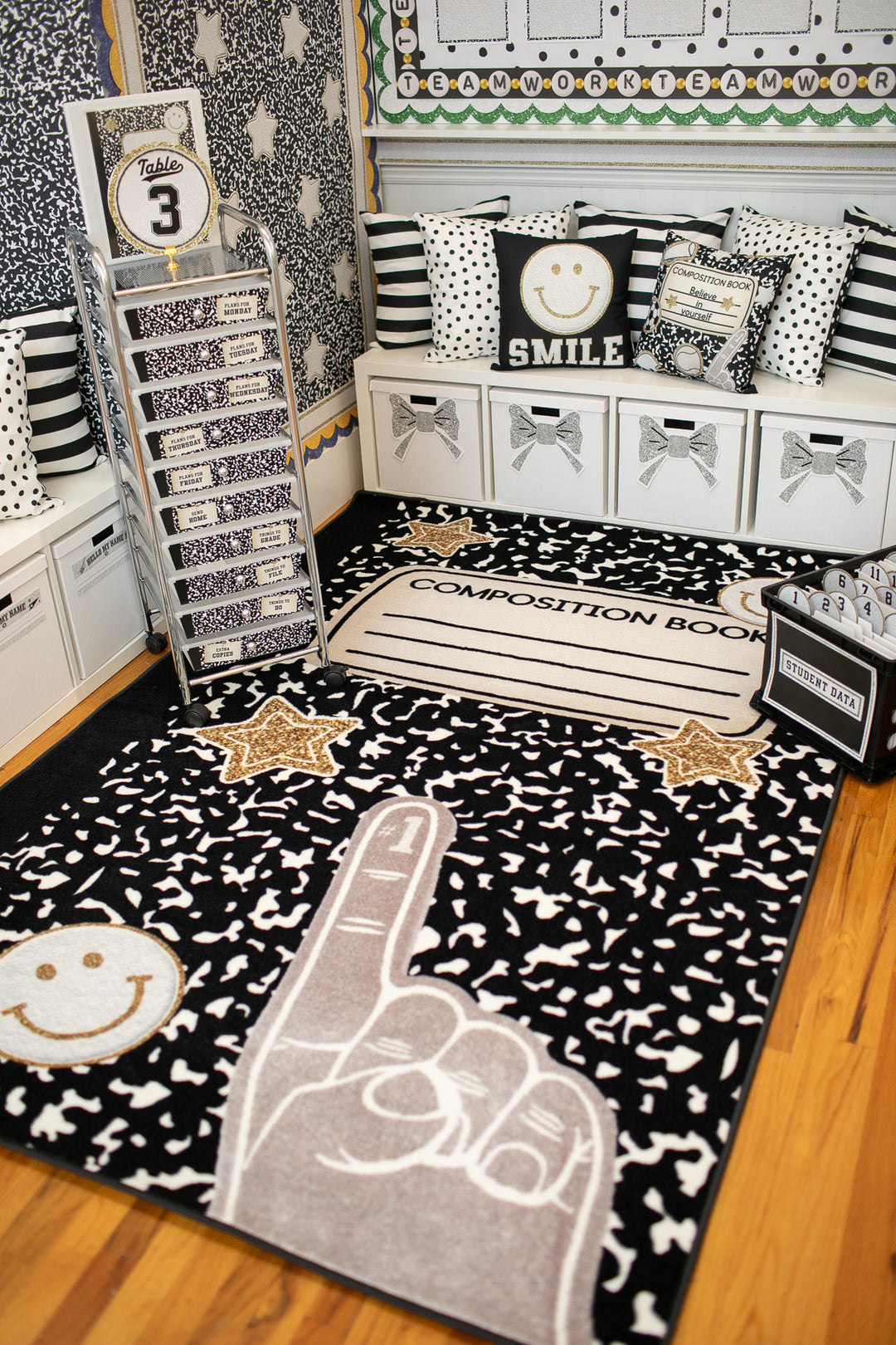 Black and White Classroom Decor- School Spirit Lookbook – Schoolgirl Style