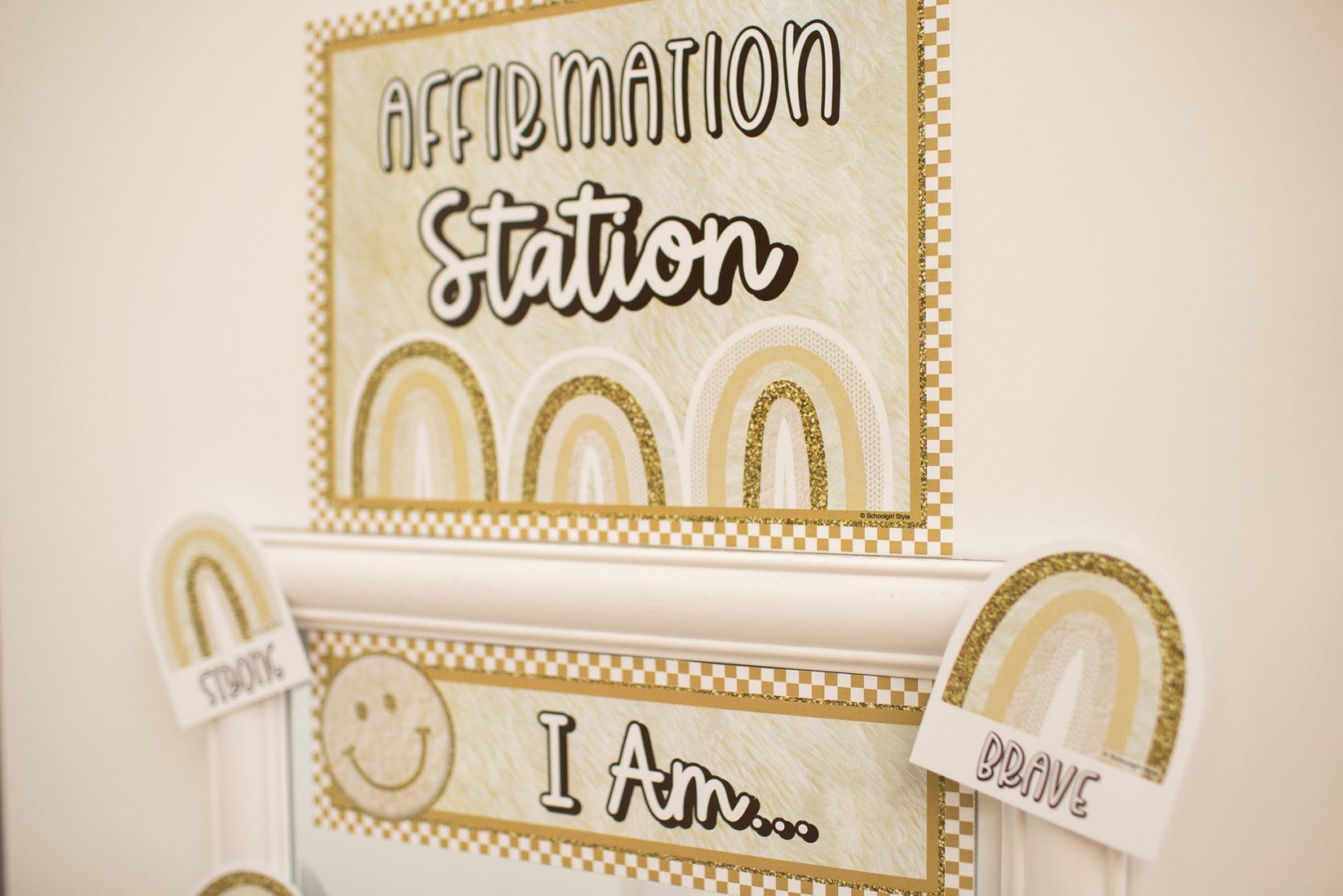 Affirmation Station | Cozy | Printable Classroom Decor | Schoolgirl St ...