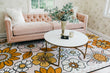 Retro Floral Classroom Rug by Schoolgirl Style