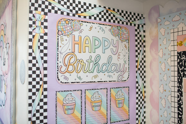 Birthday | Bulletin Board Set | Shimmer Pop | Schoolgirl Style