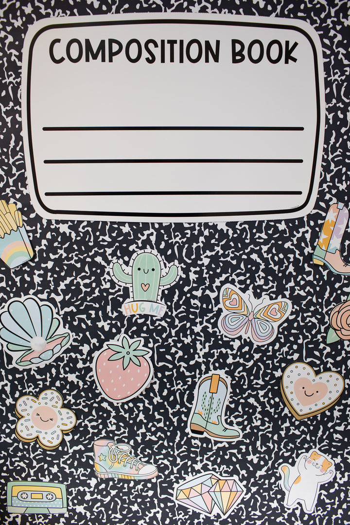 Composition Notebook Classroom Decor – Schoolgirl Style