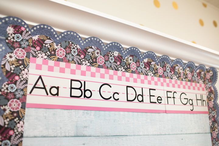 Classroom Alphabet Lines | Schoolgirl Style