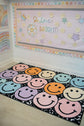 Composition Notebook with Pastel Smileys Classroom Rug by Schoolgirl S ...
