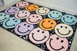 Composition Notebook with Pastel Smileys Classroom Rug by Schoolgirl S ...
