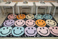 Composition Notebook with Pastel Smileys Classroom Rug by Schoolgirl S ...