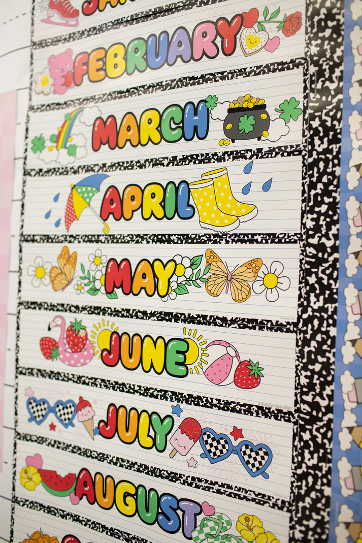 School Days Ultimate Pre-Printed and Printable Classroom Decor Bundle ...