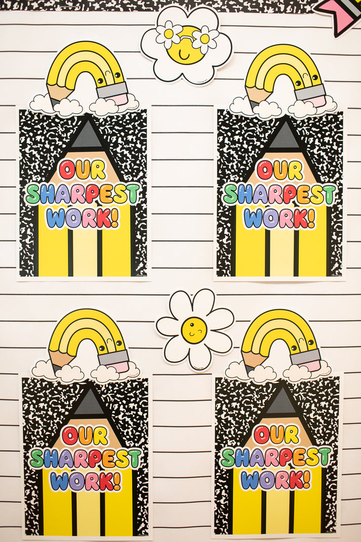 School Days Full Printable Classroom Decor Bundle – Schoolgirl Style