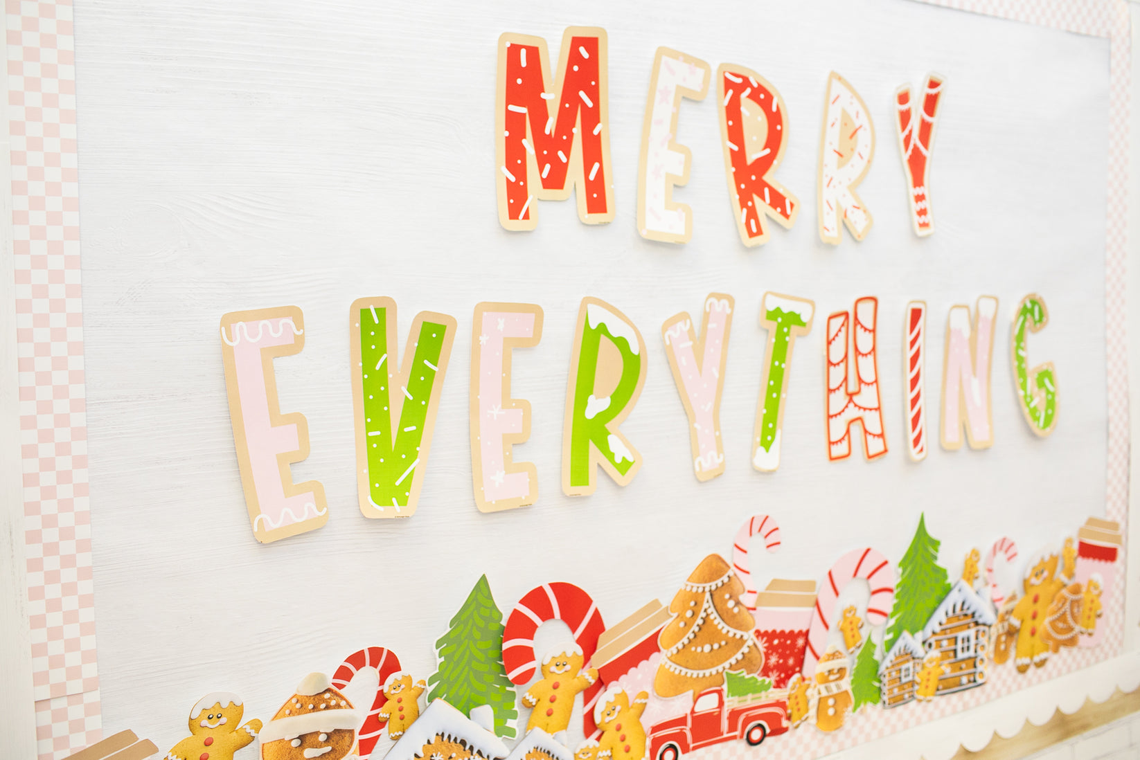 Merry Everything Christmas Digital Decor | Christmas Bulletin Board Se ...