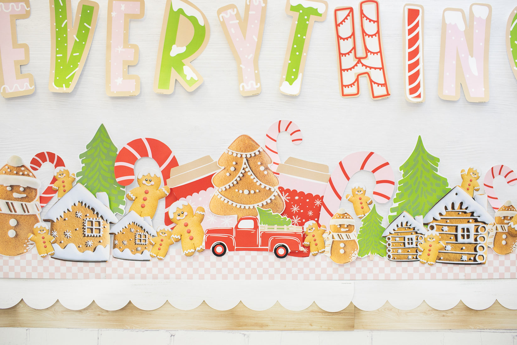 Merry Everything Christmas Digital Decor | Christmas Bulletin Board Se ...