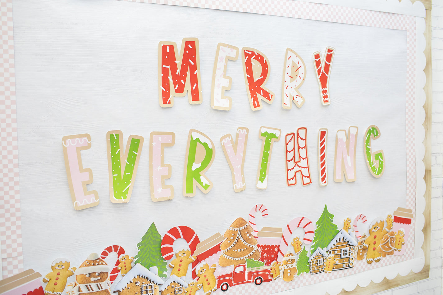 Merry Everything Christmas Digital Decor | Christmas Bulletin Board Se ...