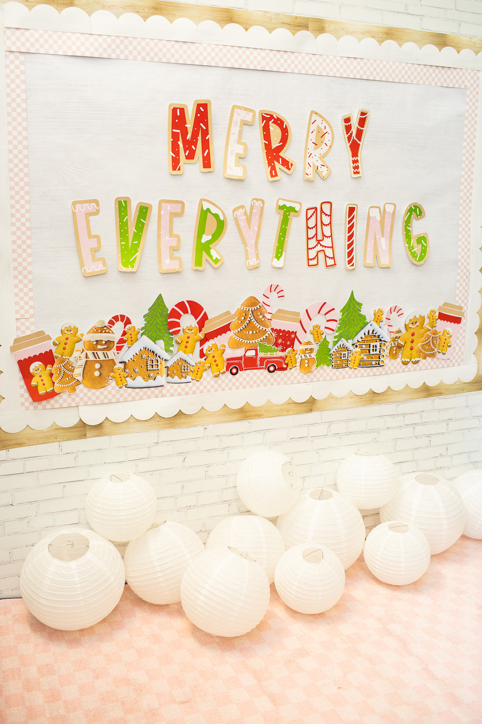 Merry Everything Christmas Digital Decor | Christmas Bulletin Board Se ...