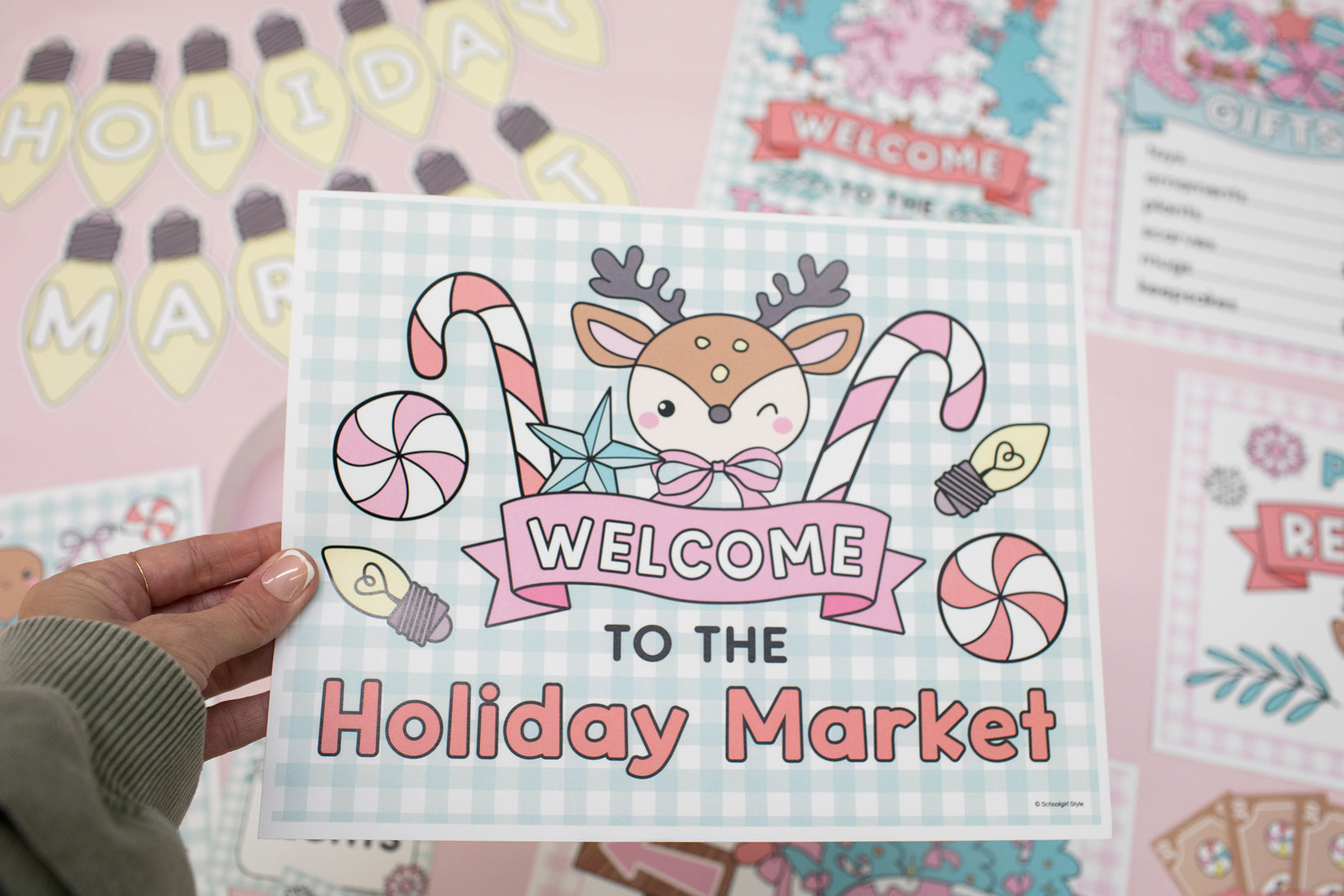 Printable December Dramatic Play Holiday Market and Tree Farm ...
