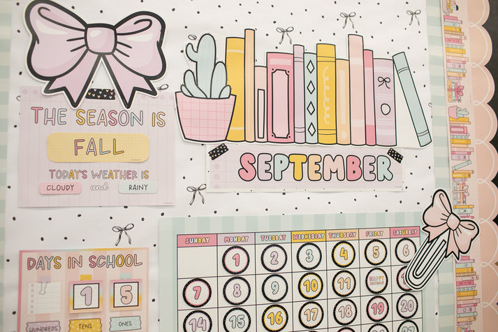 Pastel Bulletin Board Calendar | Pastel Pages – Schoolgirl Style