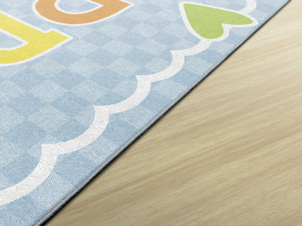 "Sprinkle Kindness" Checkerboard Rug | Rainbow Classroom Rug | Schoolg ...