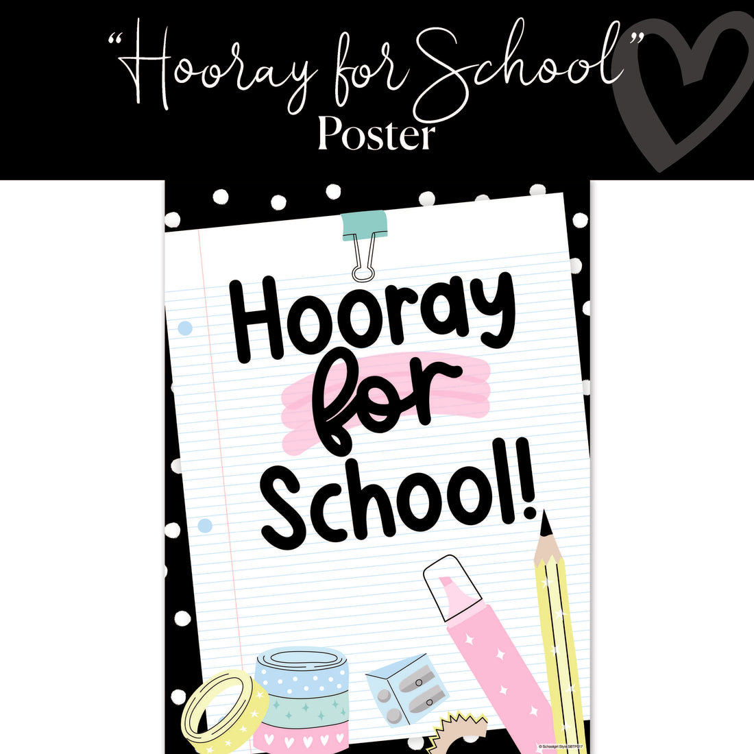 Saved By The Pastel Pre-Printed Classroom Decor Bundle – Schoolgirl Style