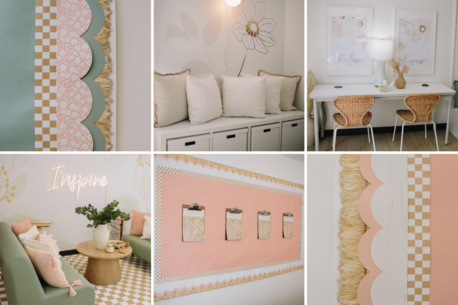 Teacher Lounge Makeover | Neutral, Calm & Beautiful Classroom Decor ...