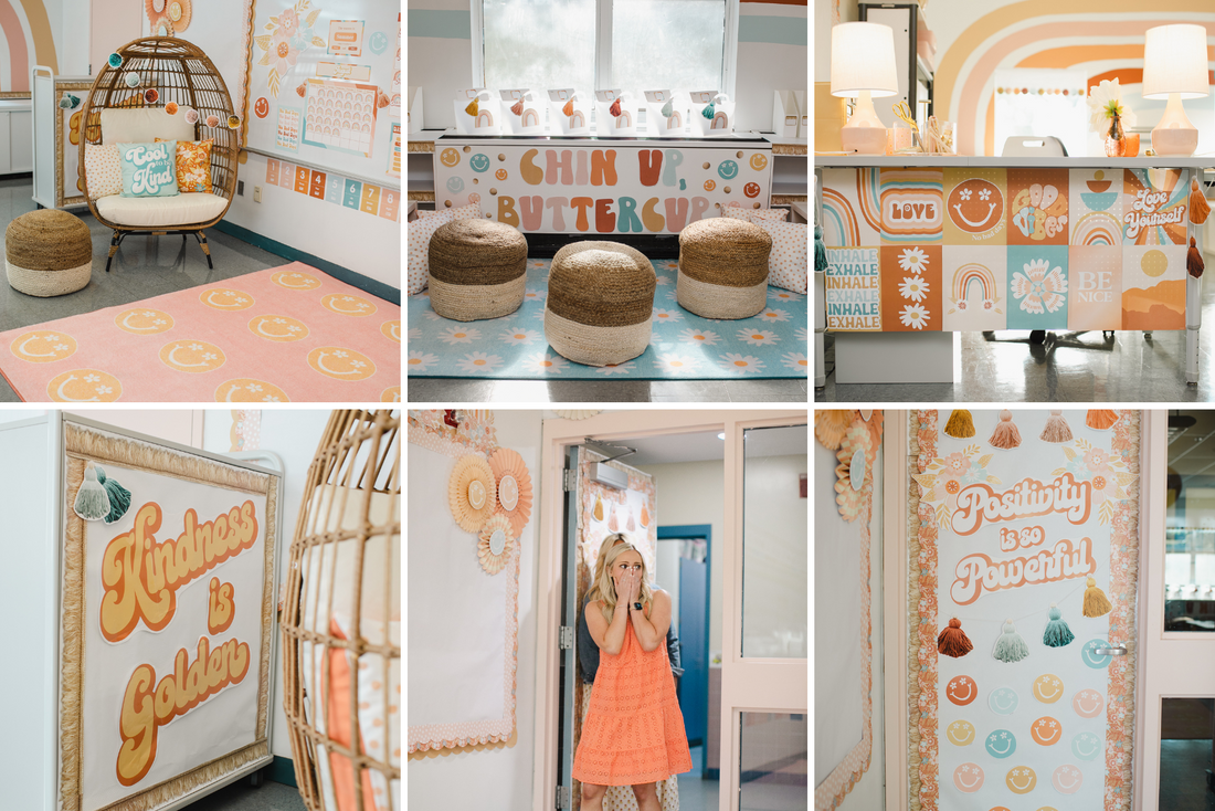 Retro Classroom Decor | Good Vibes | Classroom Makeover | Schoolgirl S ...