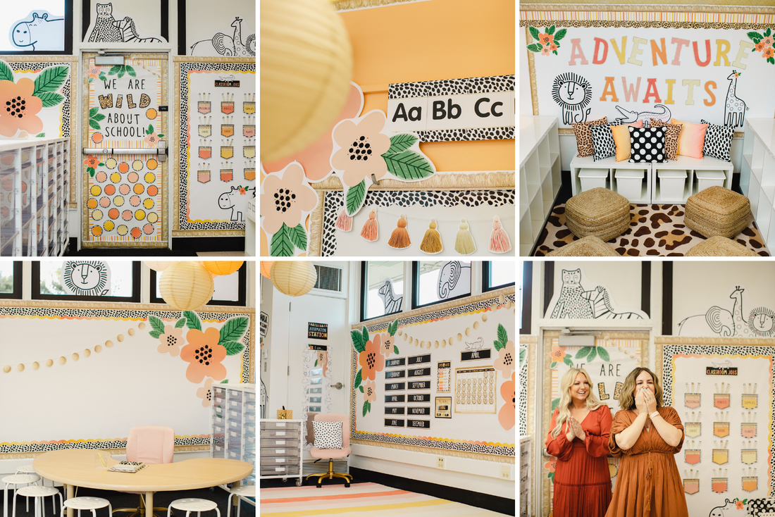 Simply Safari Classroom Makeover – Schoolgirl Style