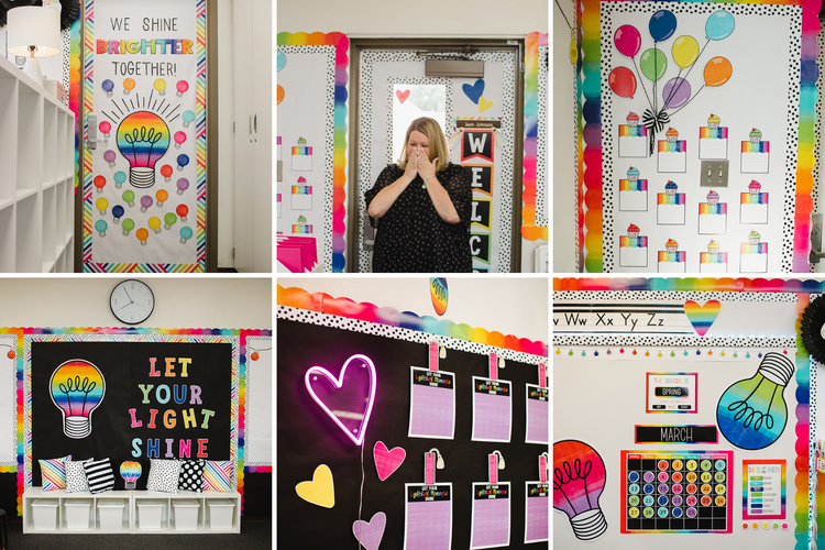 Rainbow | Let Your Heart Glow | Classroom Decor | Makeover | Transform ...