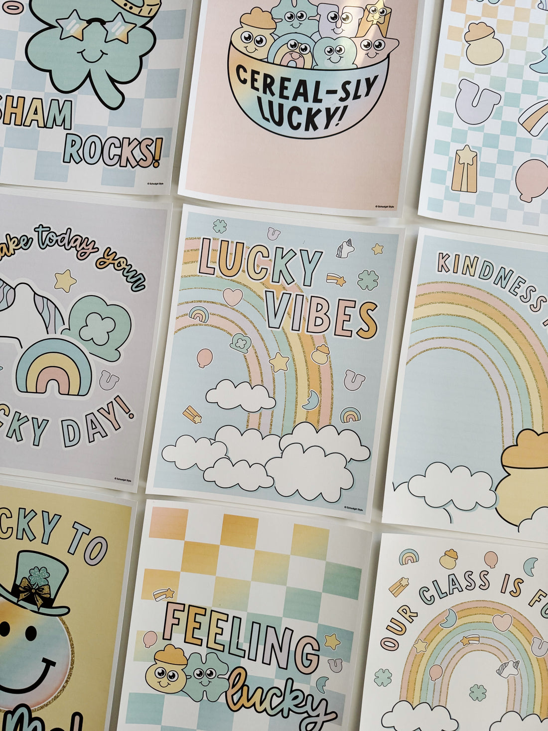 Lucky Charms Mini Posters | St. Patricks Day Classroom Decor | Schoolg ...