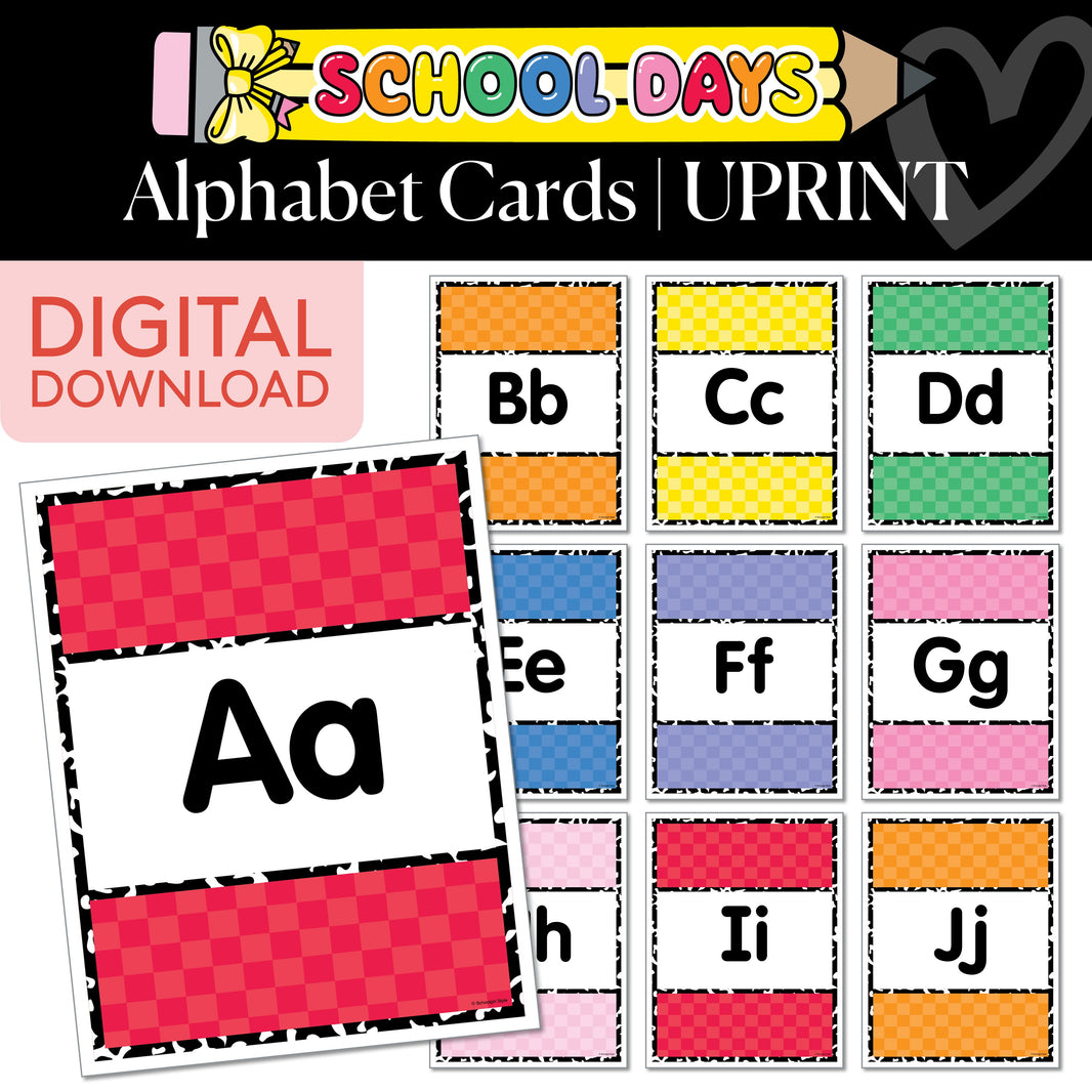 Classroom Alphabet Lines | Schoolgirl Style