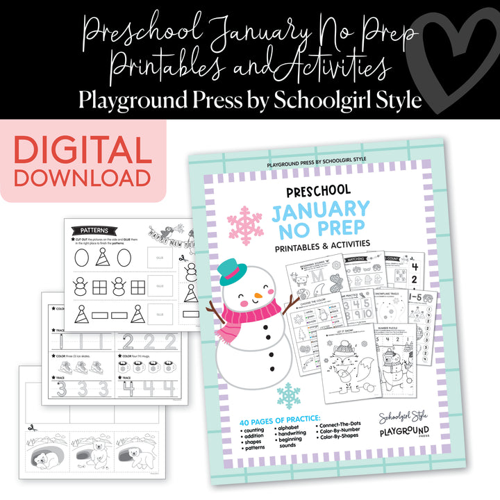 January Classroom Resources – Schoolgirl Style