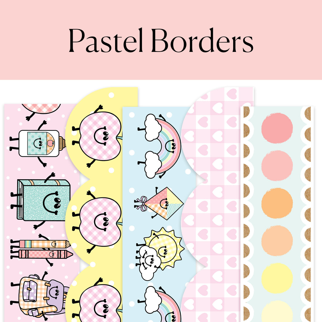 Classroom Bulletin Board Borders – Schoolgirl Style