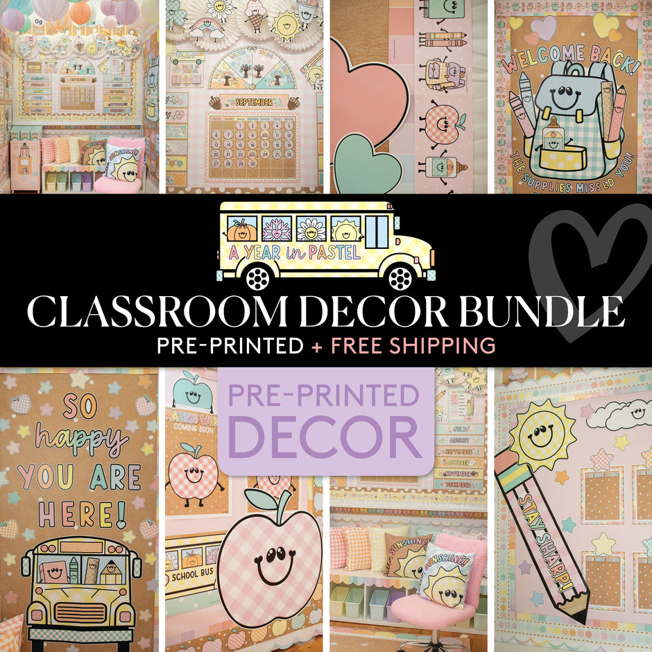 Pre-Printed Classroom Decor Bundles – Schoolgirl Style