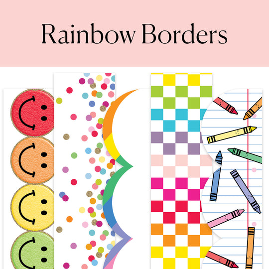 Classroom Bulletin Board Borders – Schoolgirl Style