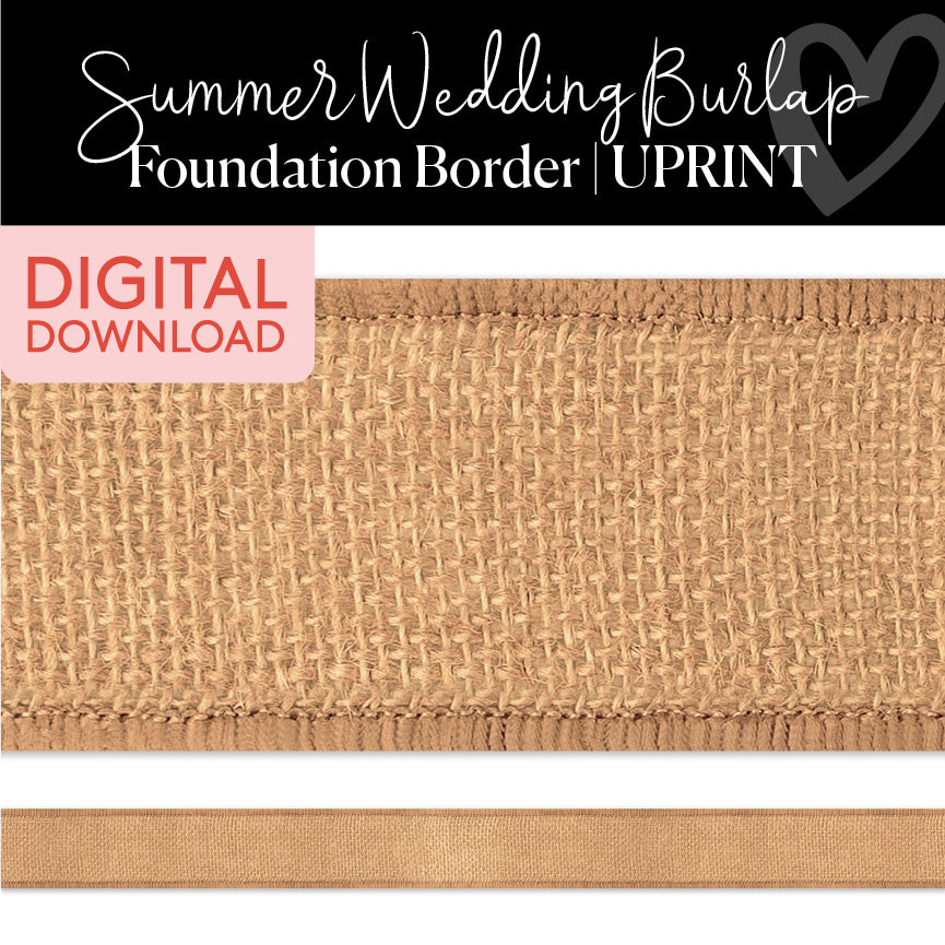 Printable Burlap Classroom Border | Cozy Collection – Schoolgirl Style