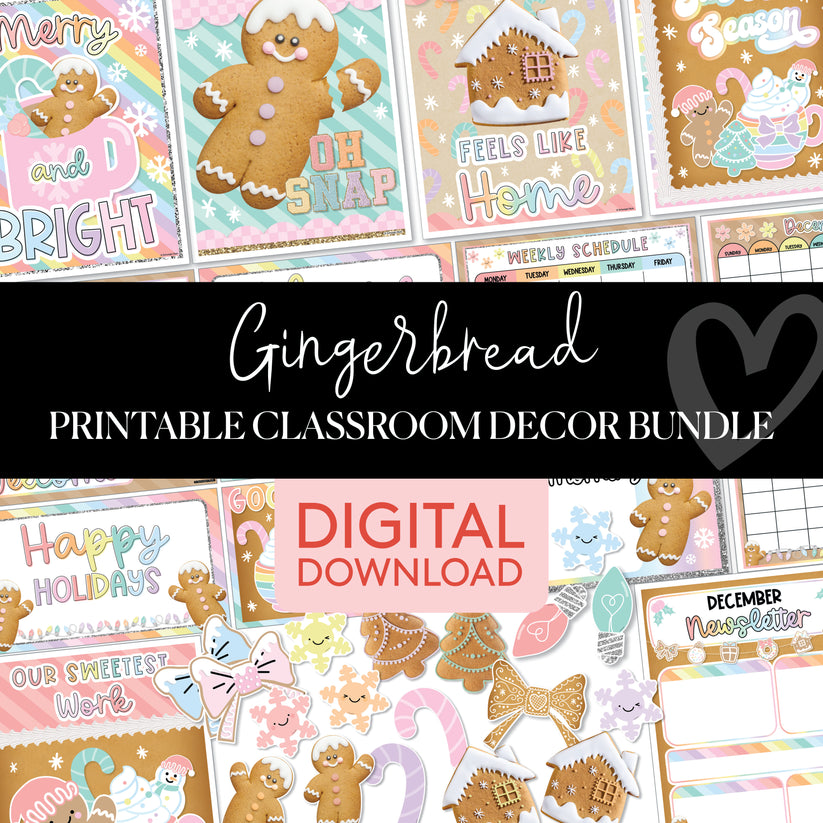 Printable Christmas Classroom Decor – Schoolgirl Style