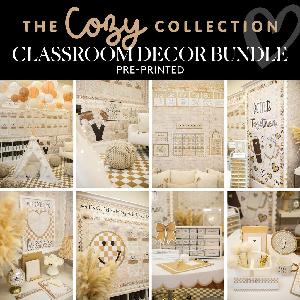 The Cozy Collection | Pre-Printed Classroom Decor Bundle | Decor To Yo ...